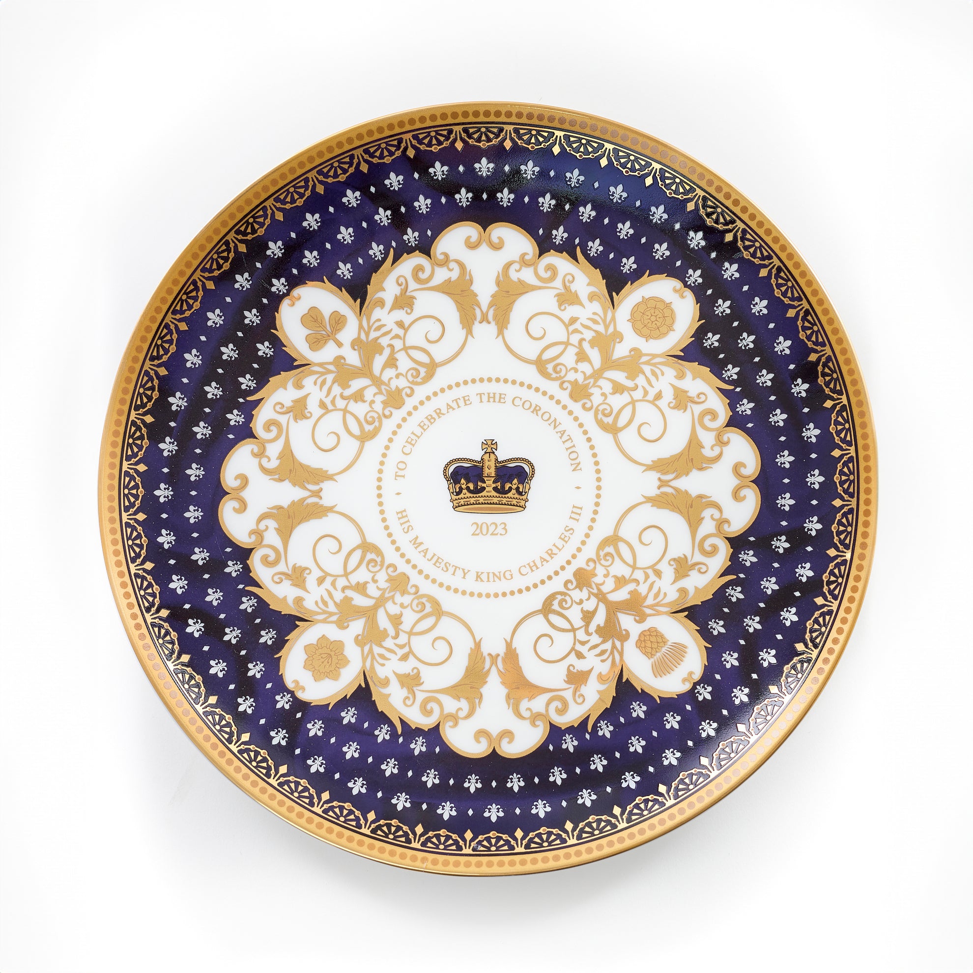 King Charles III Coronation Coupe Plate – Fairmont Store US