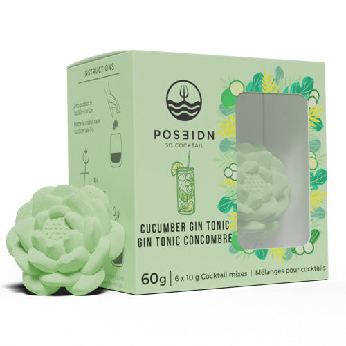 Poseidn Cocktail Bombs - Cucumber & Lime Gin & Tonic – Fairmont Store US