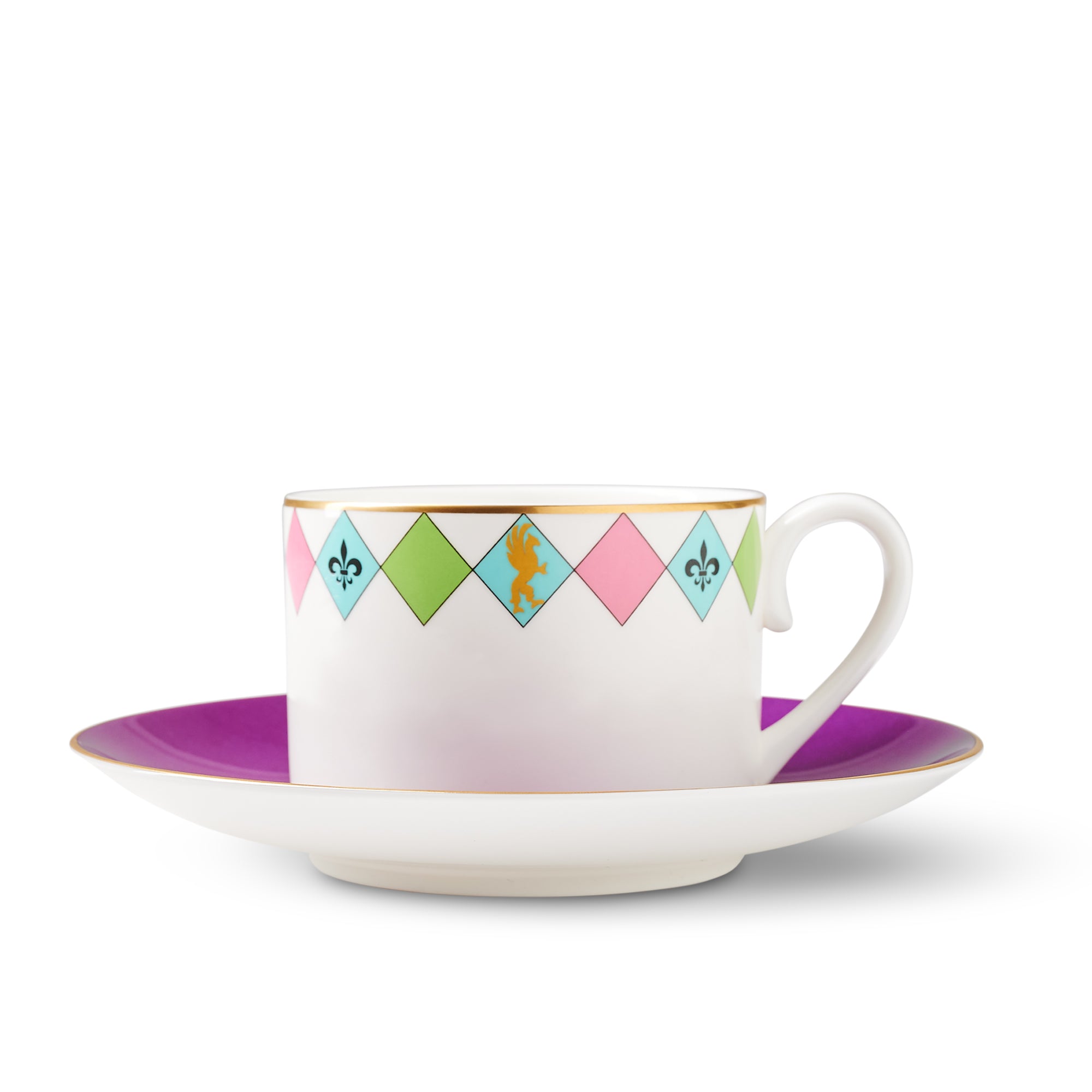 Harlequin Cup and Saucer - Fairmont Store US